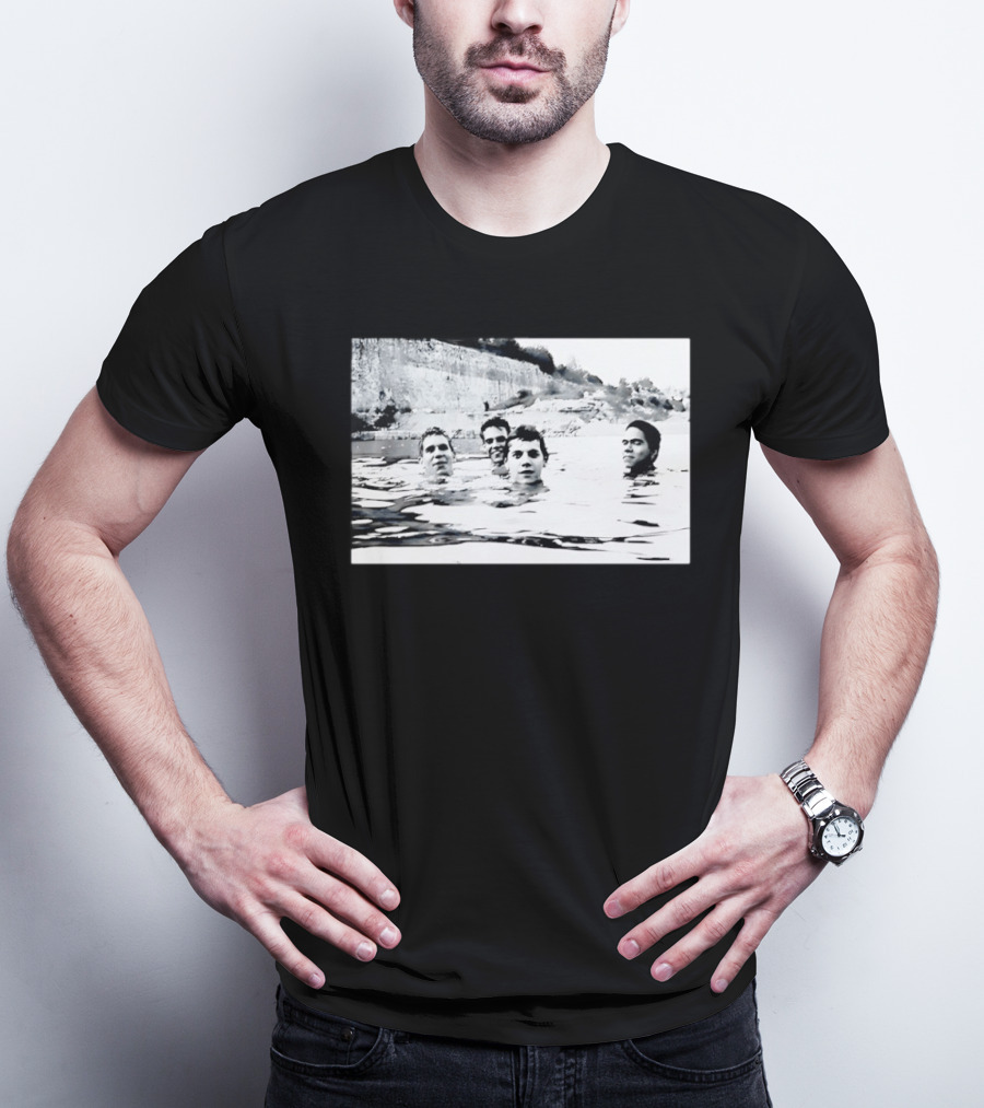 Slint Spiderland Album Cover Iconic Photo Black And White Band Image T-Shirt