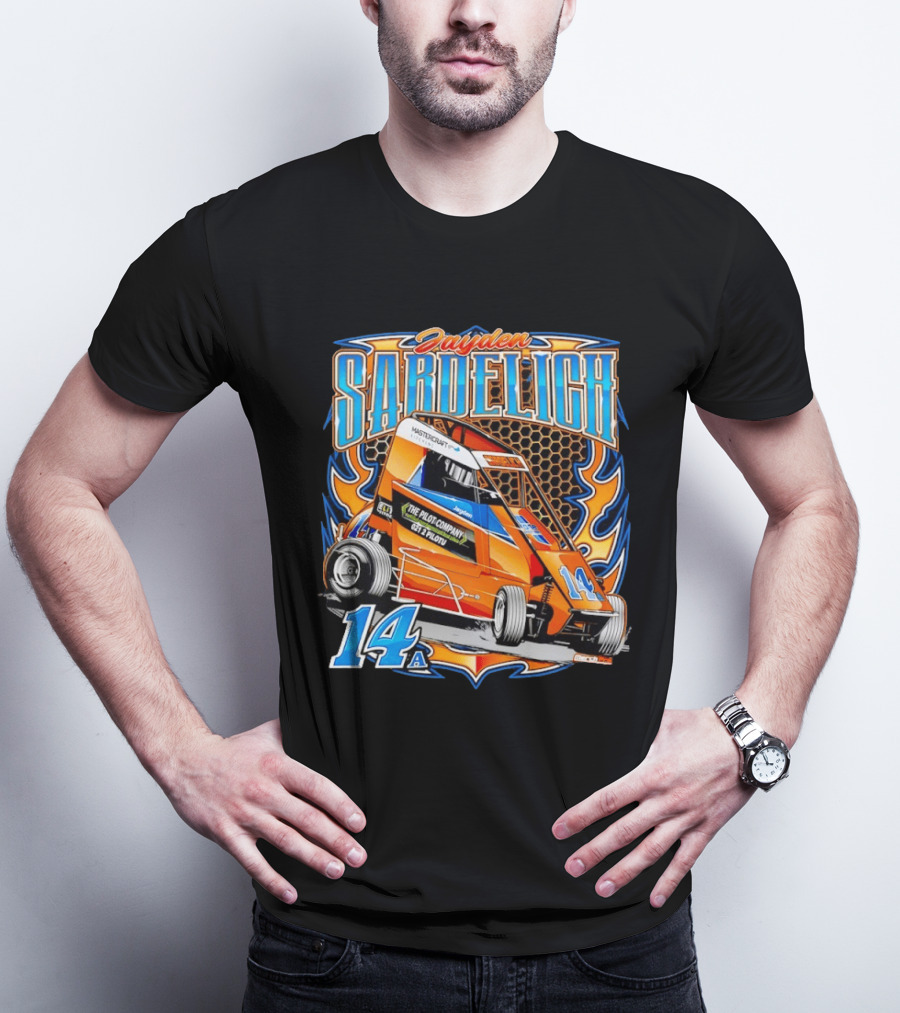 Jayden Sardelich The Pilot Company Mastercraft 14A Racing Sprint Car T-Shirt