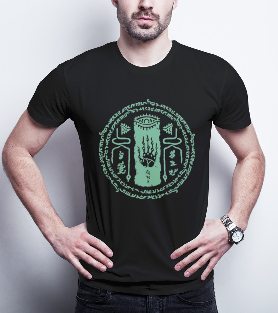 The Legend Of Zelda Tears Of The Kingdom Ancient Hylian Glyph Circle T-Shirt
