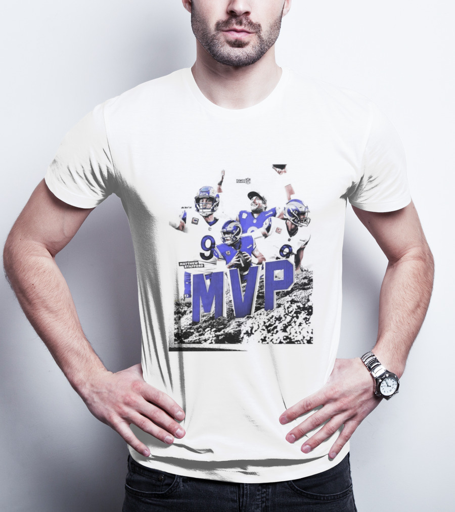 Los Angeles Rams Matthew Stafford Football MVP T-Shirt