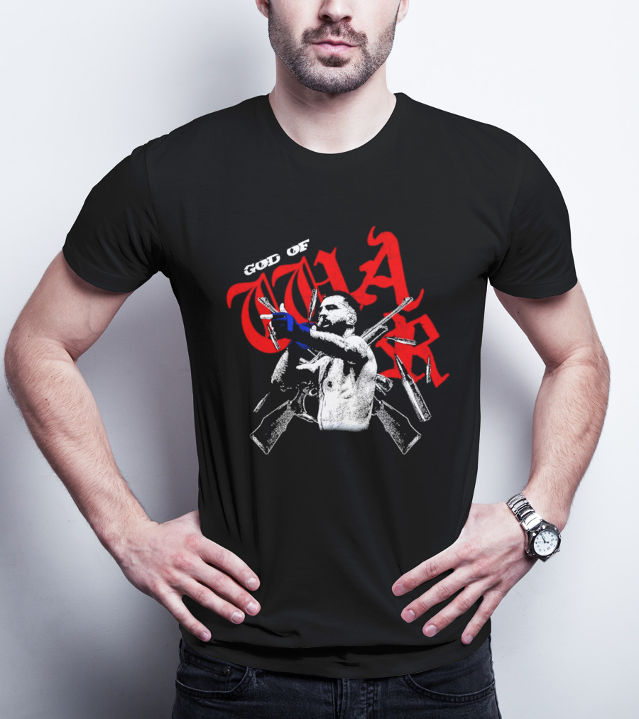 Benoît Saint Denis God Of War Guns Warrior T-Shirt