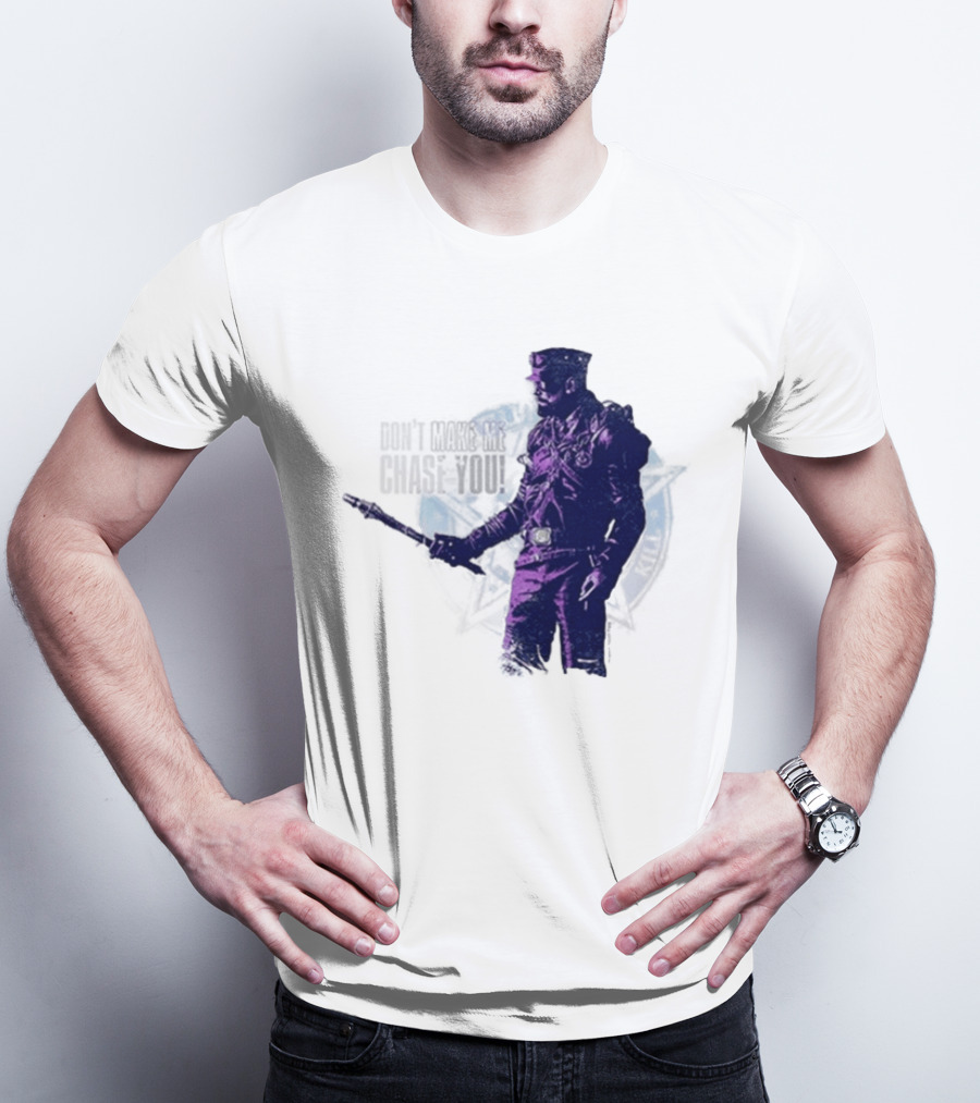 Coyle Don't Make Me Chase You Purple Costume Valentine's Day T-Shirt