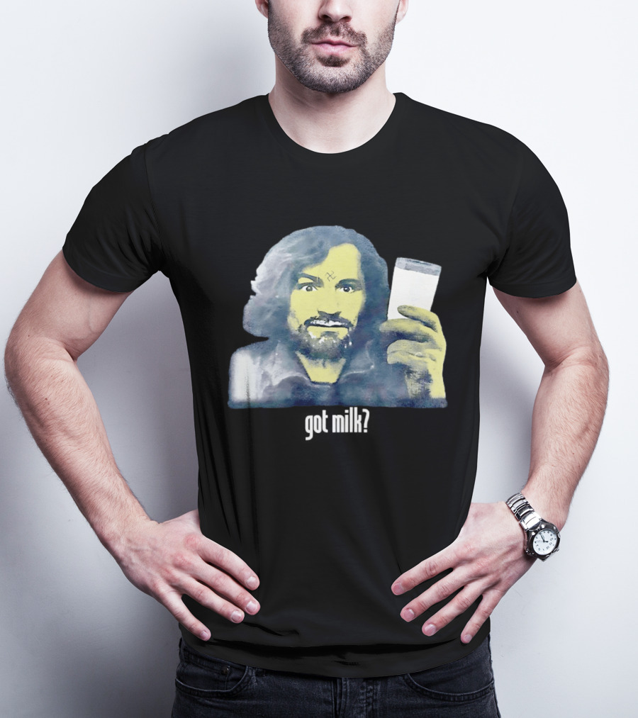 Charles Manson Got Milk' Iconic Meme Concept T-Shirt