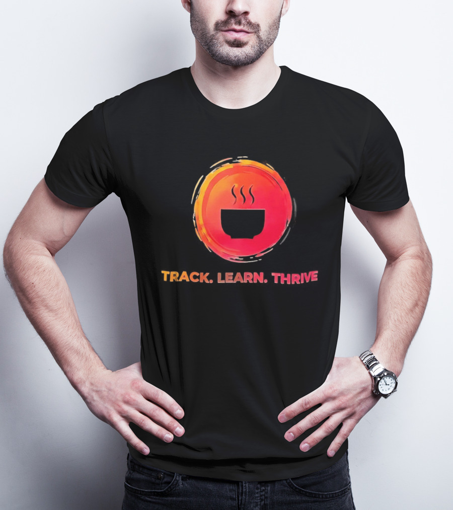 Coffee Track Learn Thrive Steaming T-Shirt