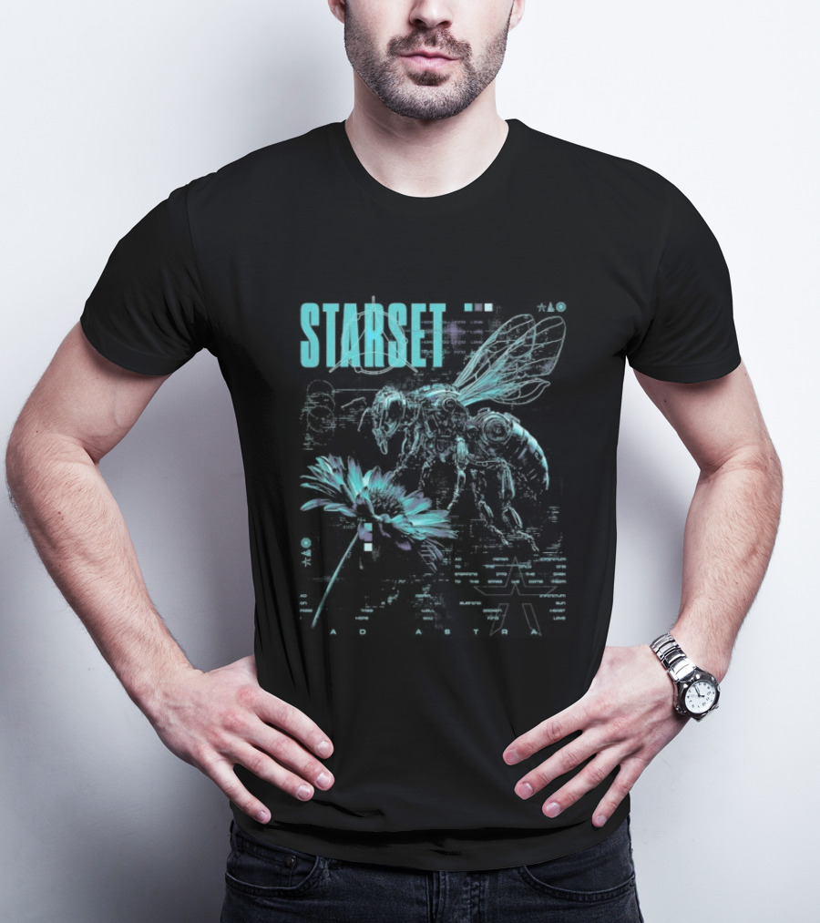 Starset Silos Ad Astra Bee Flower T-Shirt