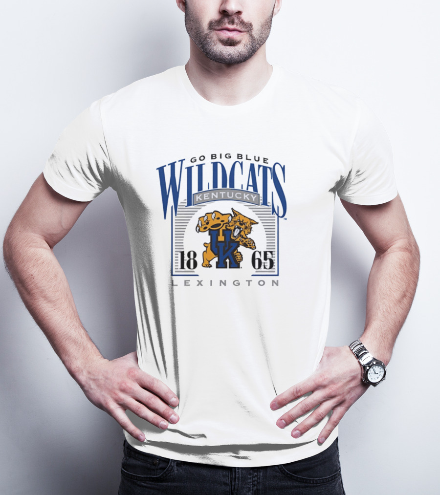 Go Big Blue Wildcats Kentucky 1865 Lexington UK T-Shirt