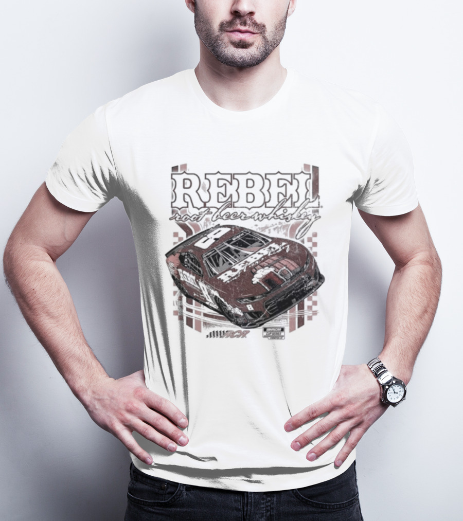 Kyle Busch Rebel Root Whiskey Richard Childress Racing Car T-Shirt
