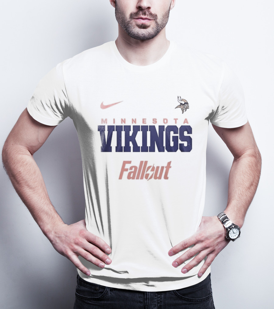 Nike Minnesota Vikings Fallout Vault Forever T-Shirt
