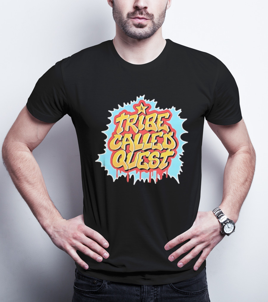 A Tribe Called Quest Vintage Style Dripping Graffiti T-Shirt