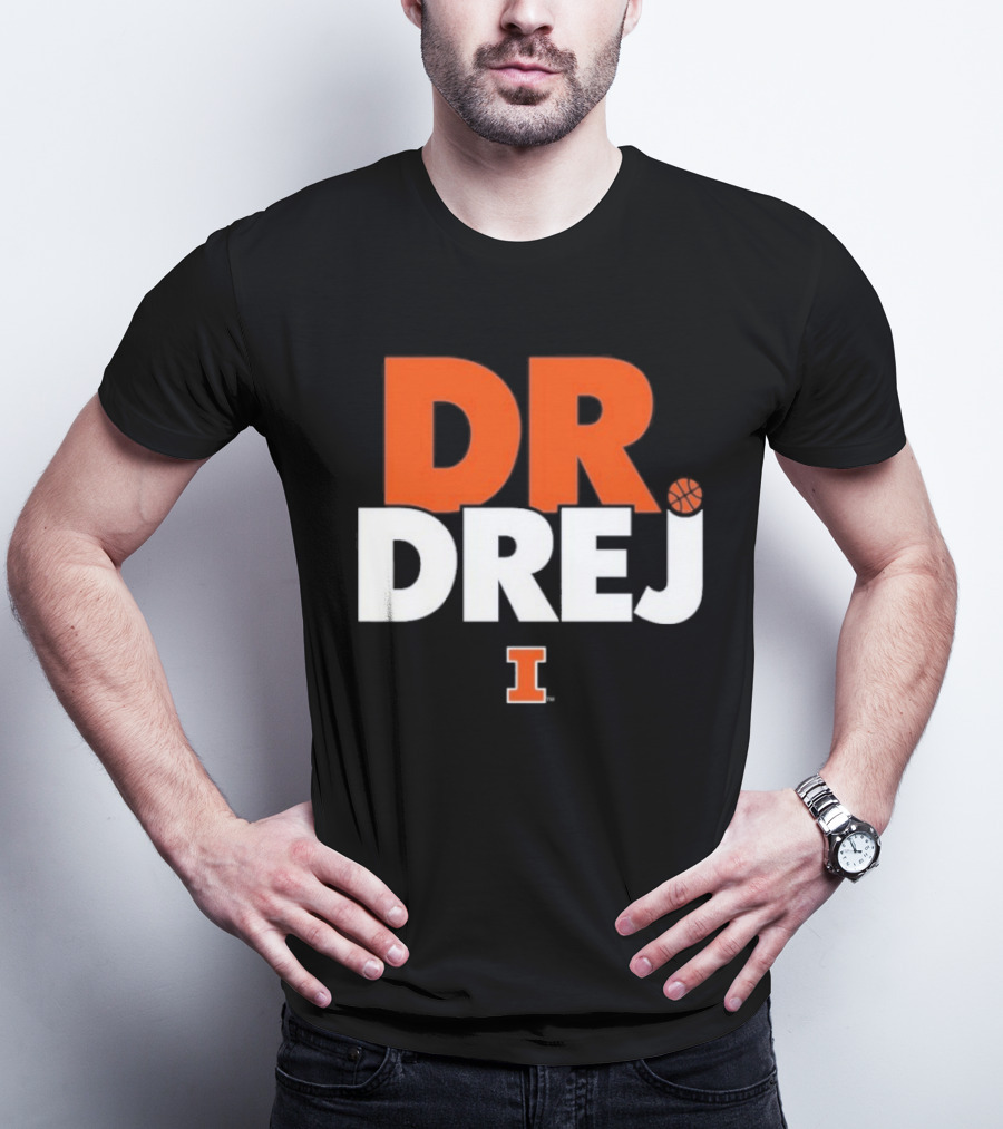 Andrej Stojakovic Dr. Drej I Illinois Fighting Illini T-Shirt