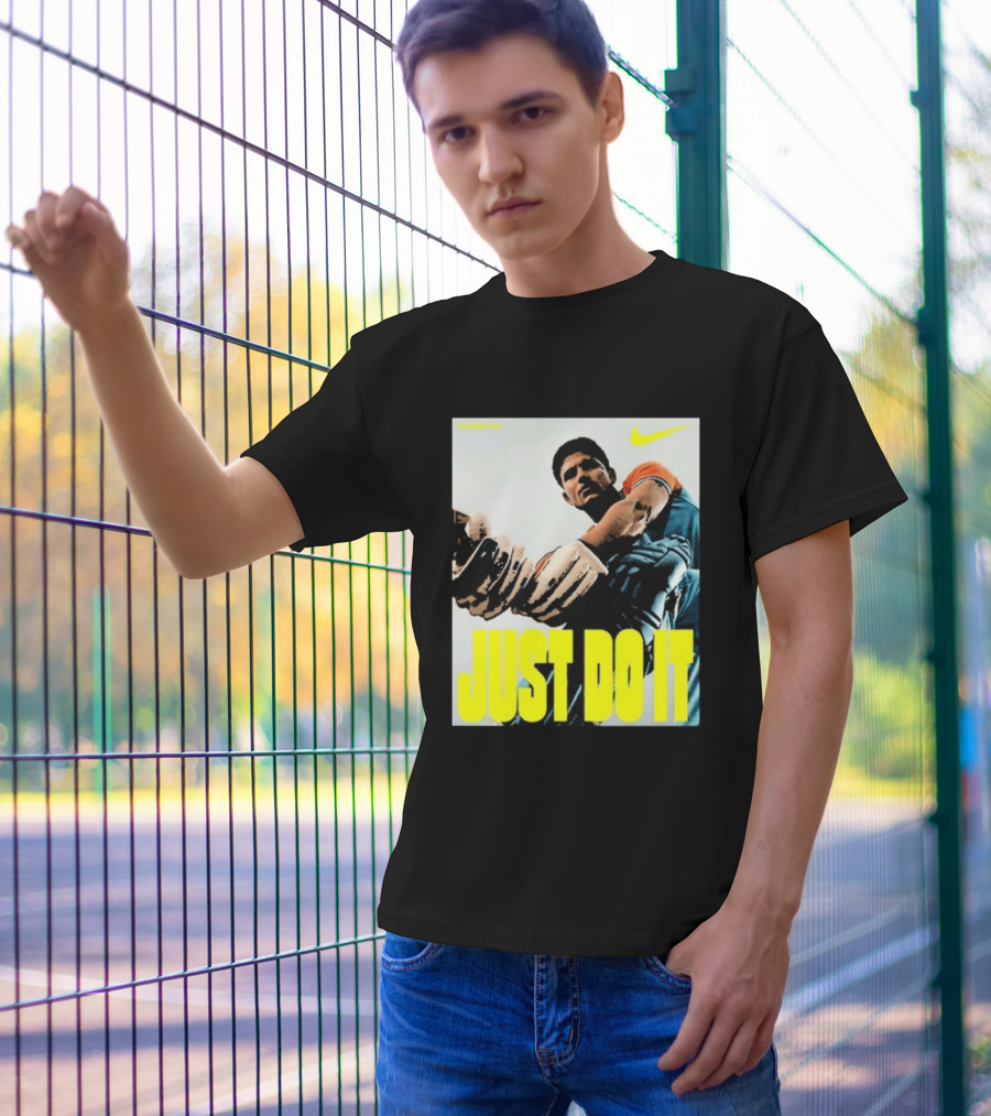 Nike Shubman Gill Just Do It Collaboration Athletic Wear T-Shirt