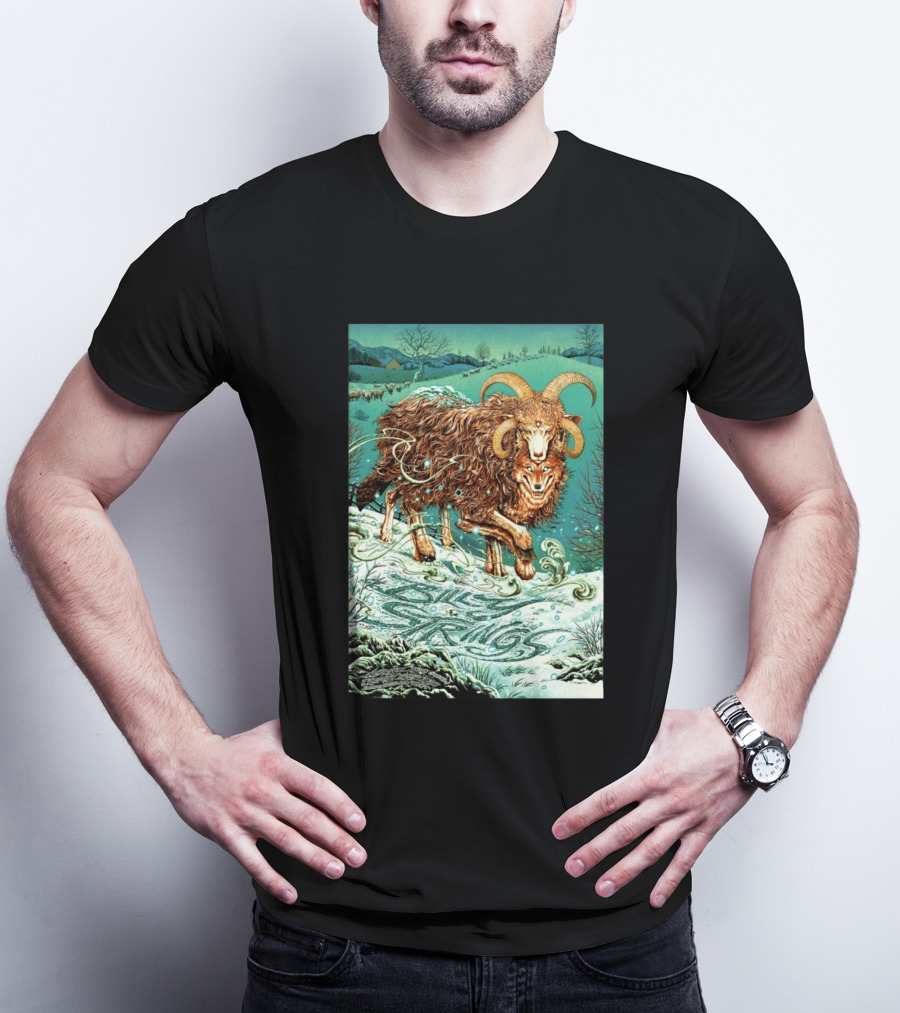 Billy Strings Asheville NC Event Feb 10 14 2026 Wolf Ram T-Shirt