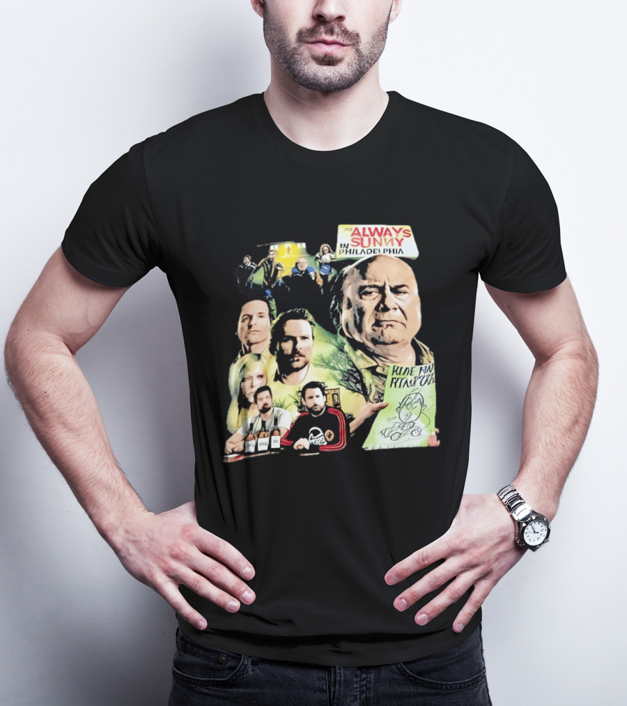 Always Sunny In Philadelphia Characters Collage T-Shirt
