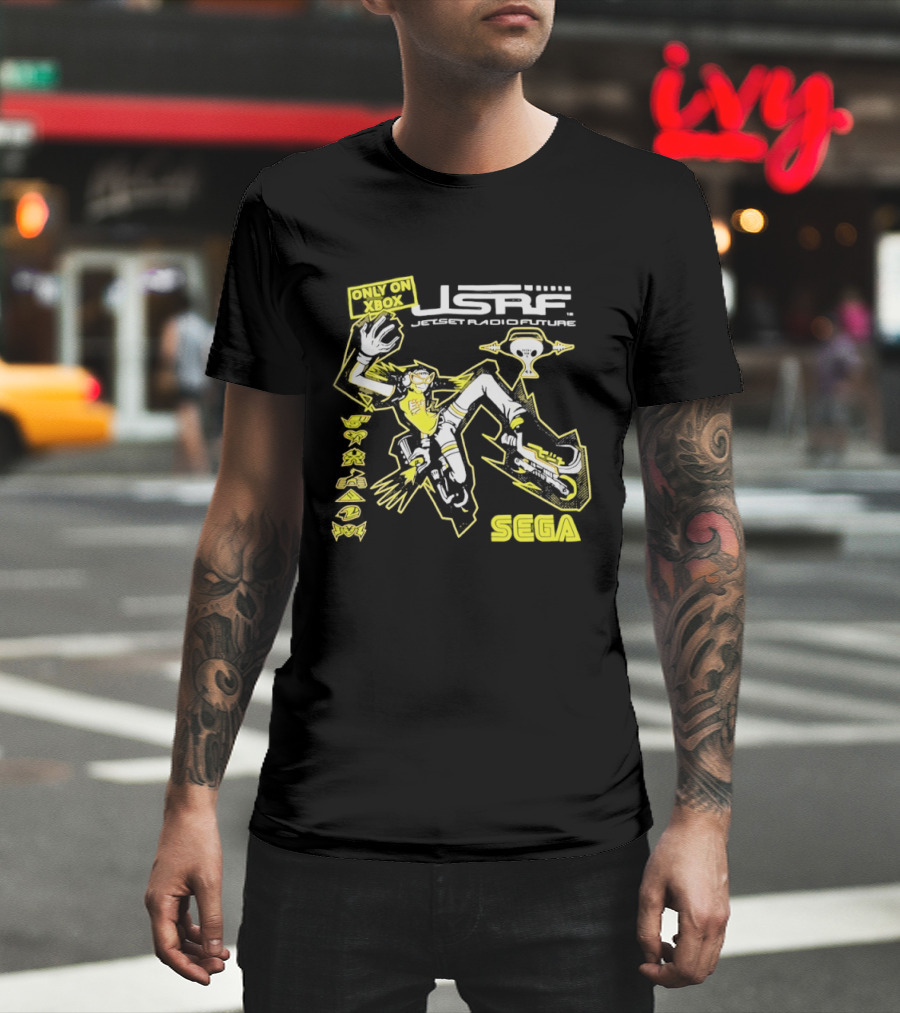 Jet Set Radio Future Sega Xbox Exclusive Iconic Game Characters T-Shirt