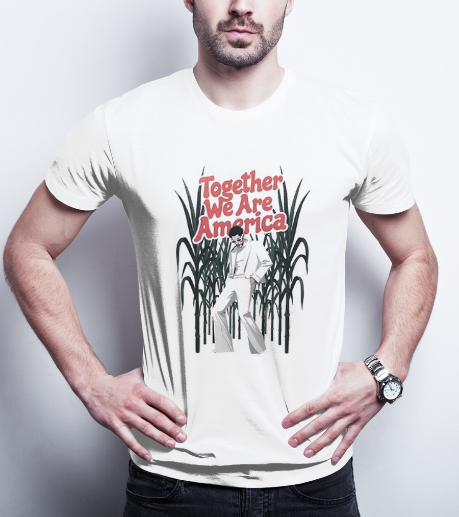 Together We Are America The Only Thing More Powerful Than Hate Is Love T-Shirt