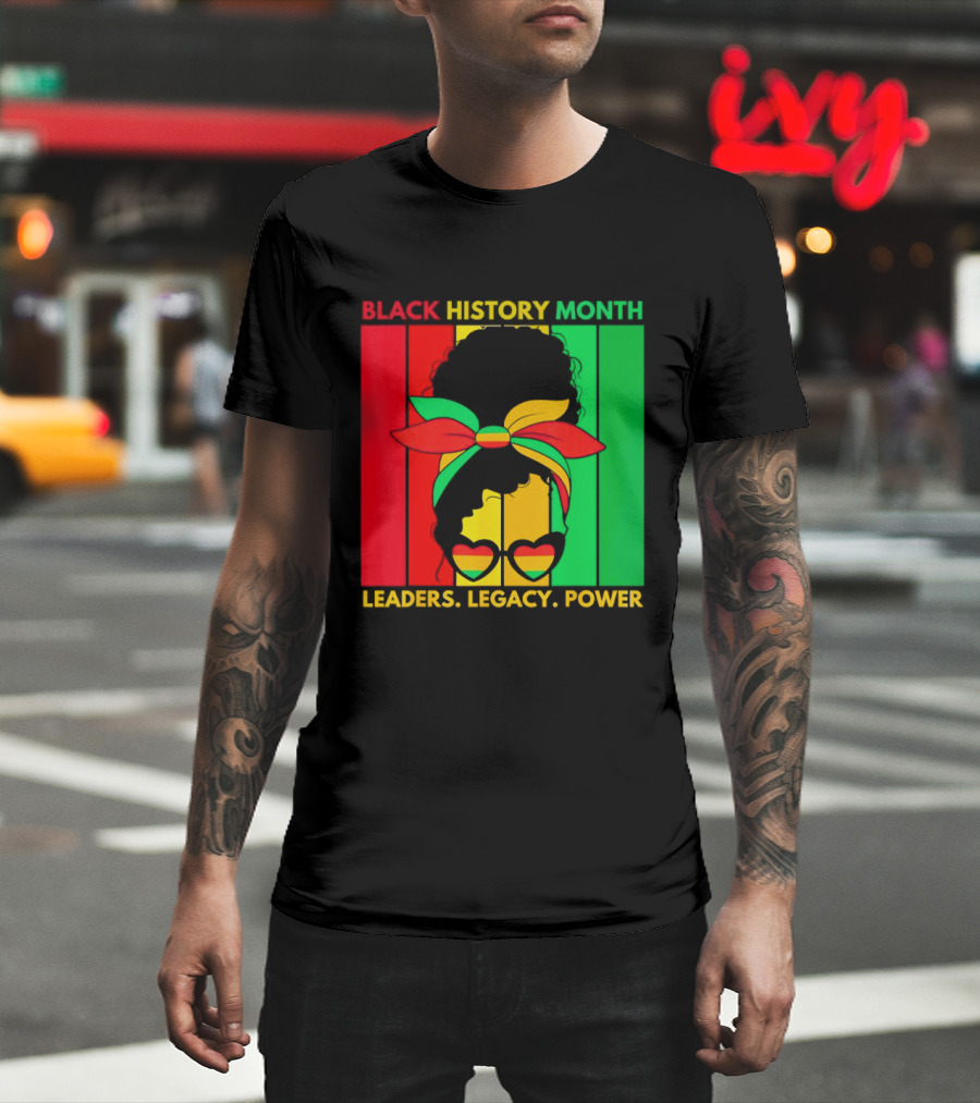 Black History Month Leaders Legacy Power African American T-Shirt
