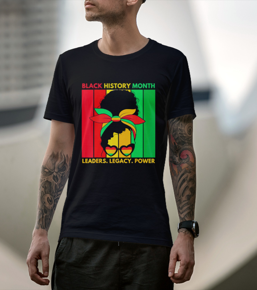 Black History Month Leaders Legacy Power African American T-Shirt