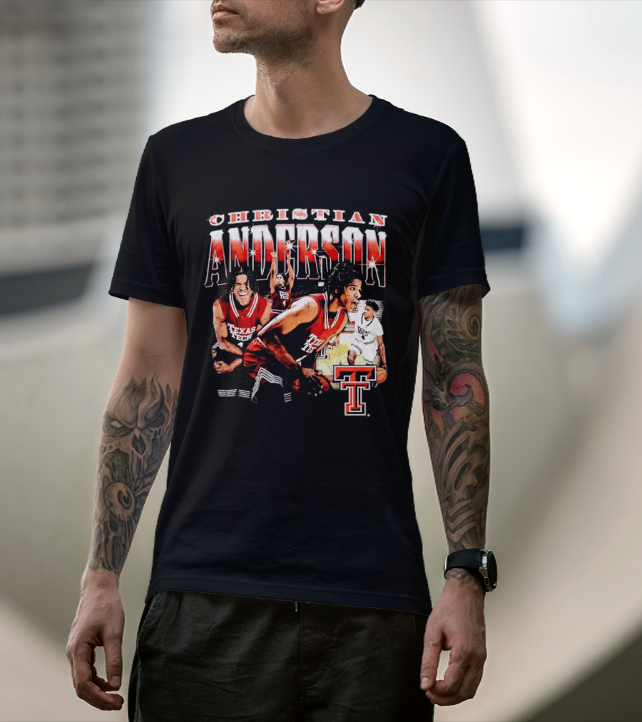 Christian Anderson Texas Tech Basketball 90s T-Shirt