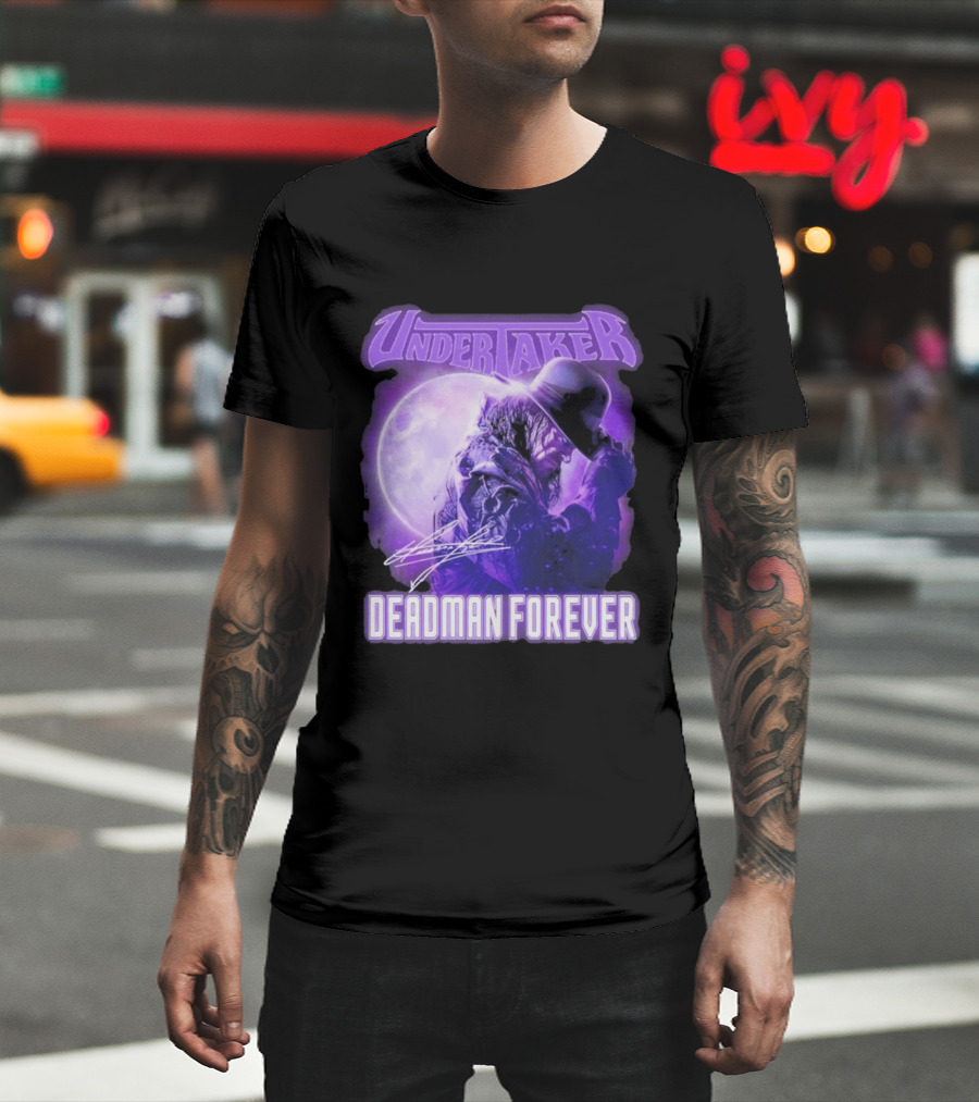 Undertaker Deadman Forever Purple Moon T-Shirt