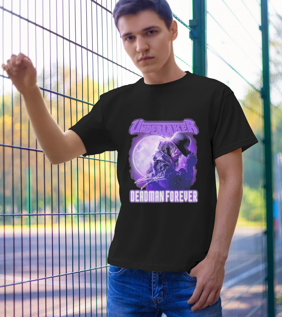 Undertaker Deadman Forever Purple Moon T-Shirt