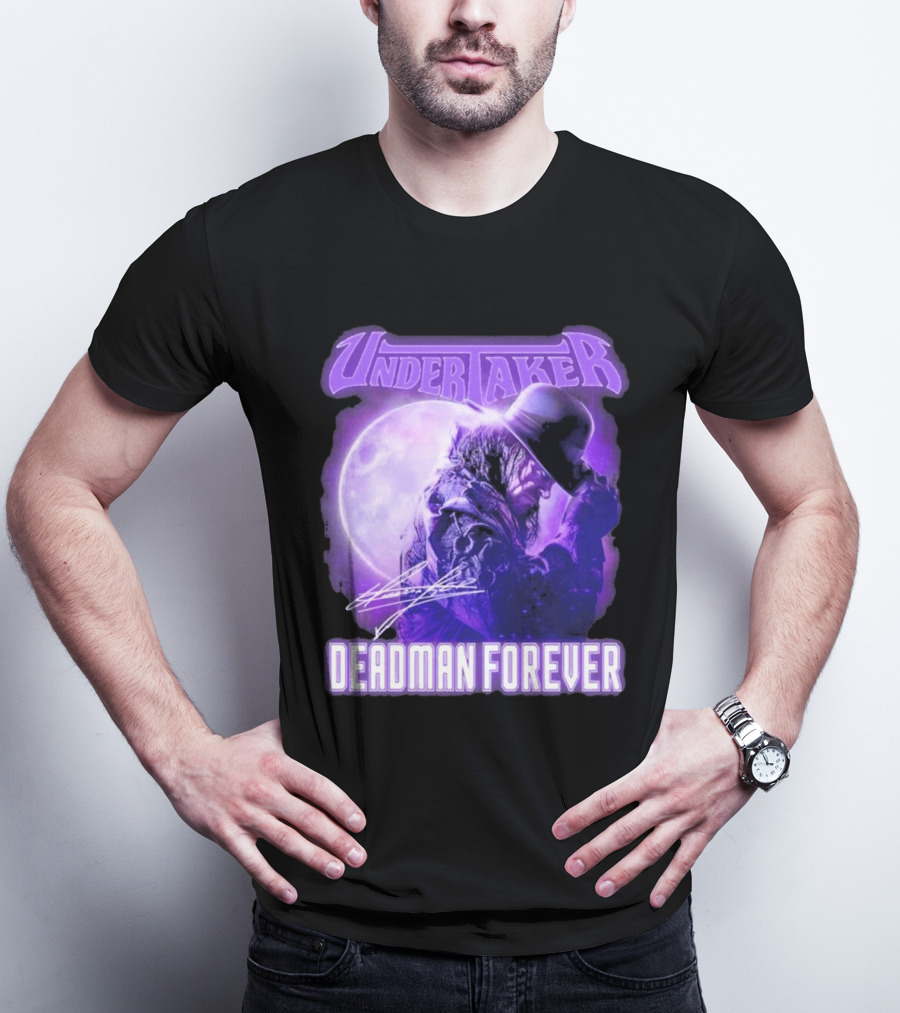 Undertaker Deadman Forever Purple Moon T-Shirt