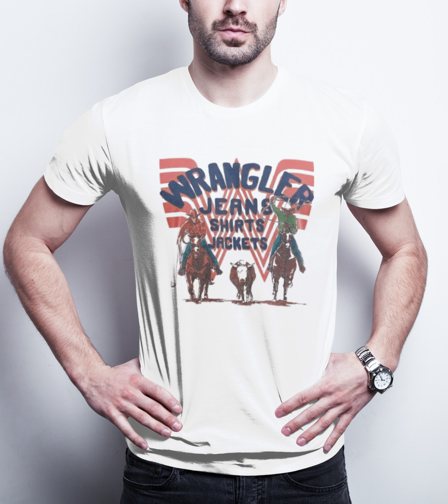 Wrangler Jeans Jackets Retro Cowboy T-Shirt