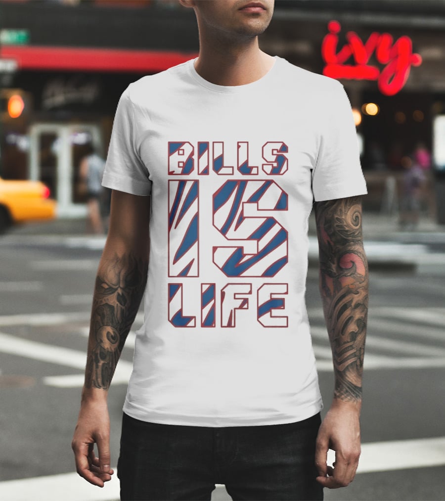 Buffalo Bills Is Life NFL Fan T-Shirt