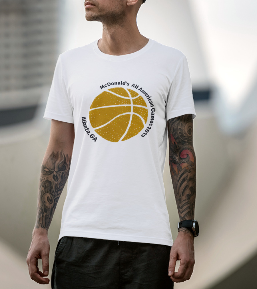 Atlanta GA McDonald's All American Game 2019 Basketball T-Shirt