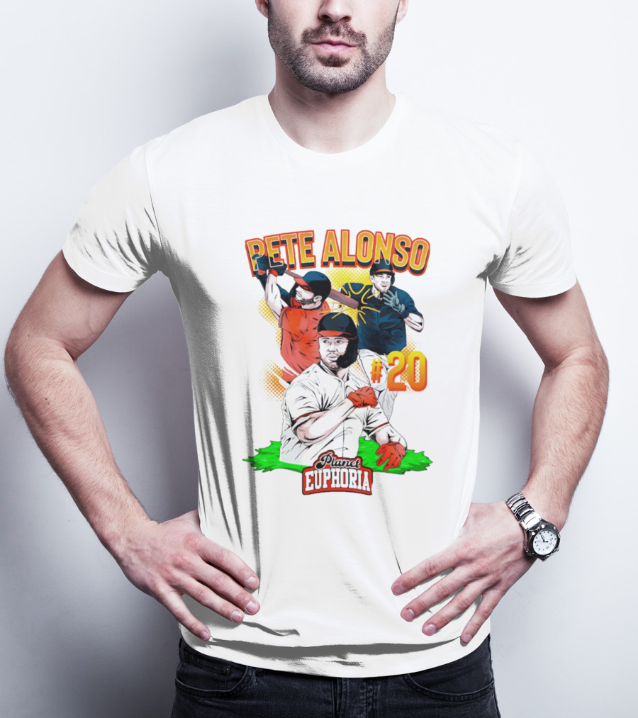 Pete Alonso Planet Euphoria #20 Baseball T-Shirt