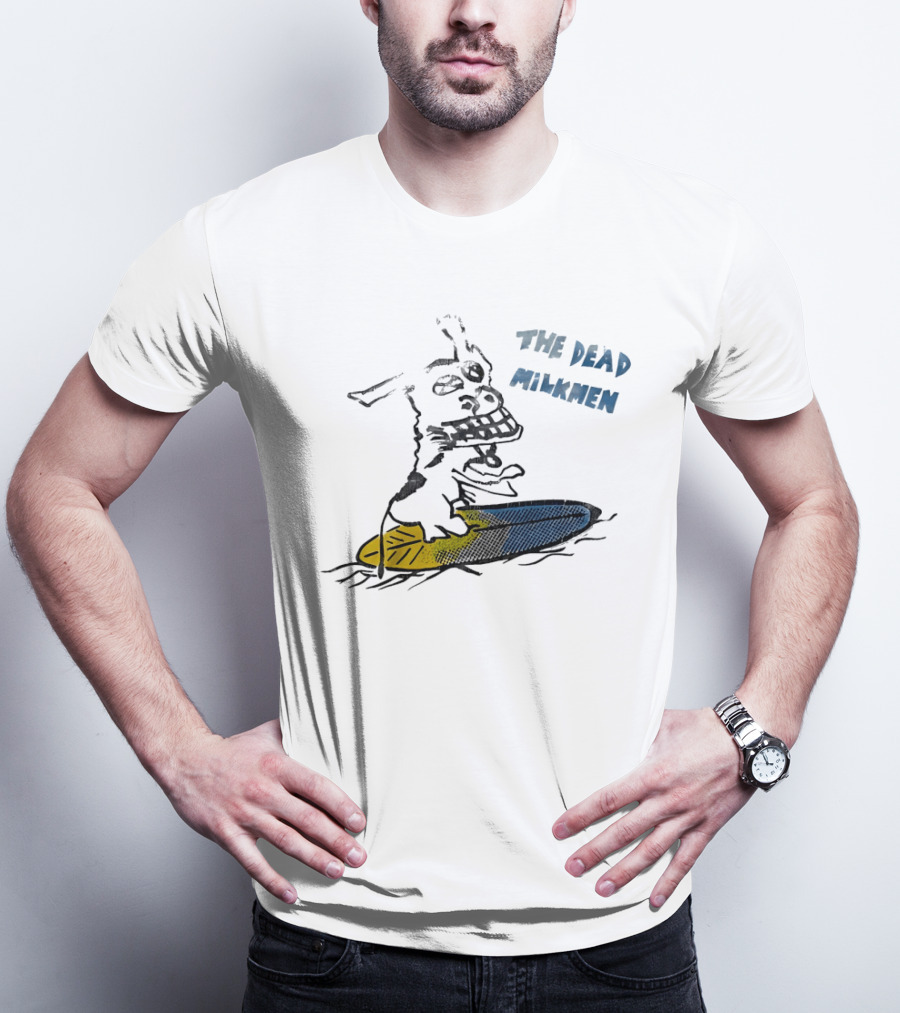 The Dead Milkmen Skull Surf T-Shirt