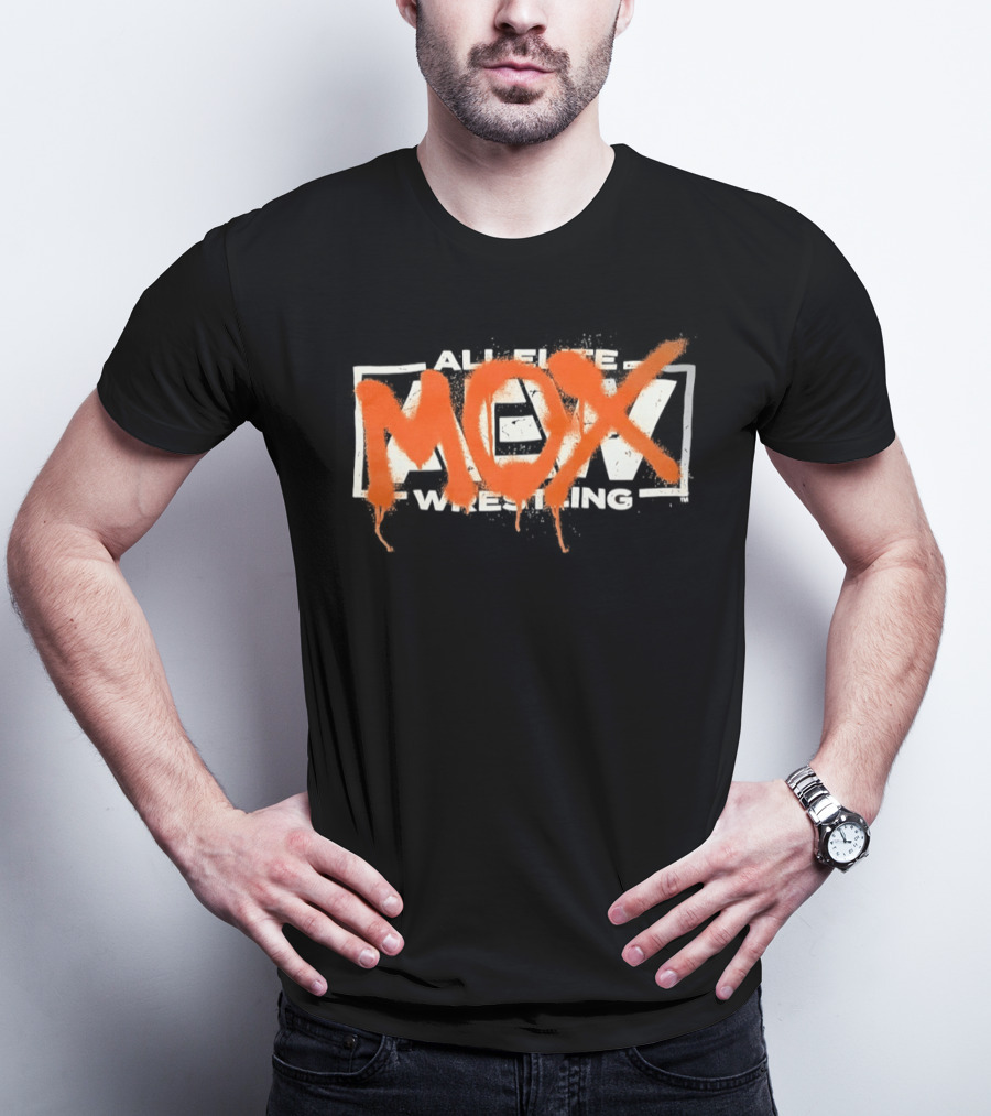 AEW Jon Moxley Mox Graffiti Style Wrestling T-Shirt