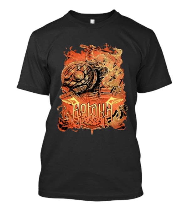 Arkona Viking Warrior USA Canada 2016 Tour T-Shirt