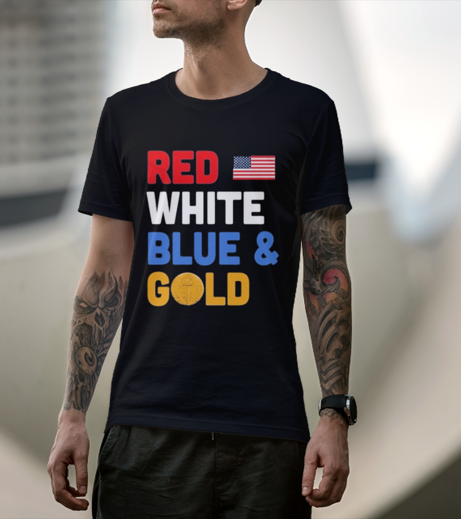 Red White Blue Gold Team USA Win Olympics Forever T-Shirt