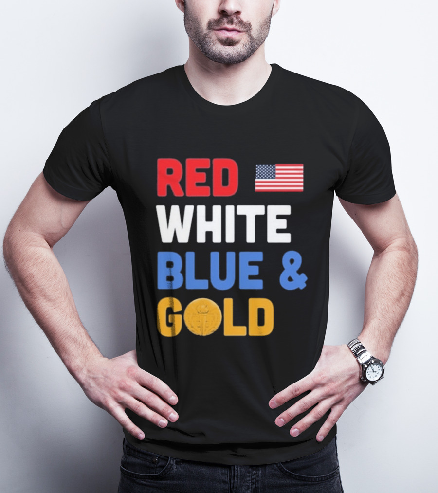 Red White Blue Gold Team USA Win Olympics Forever T-Shirt