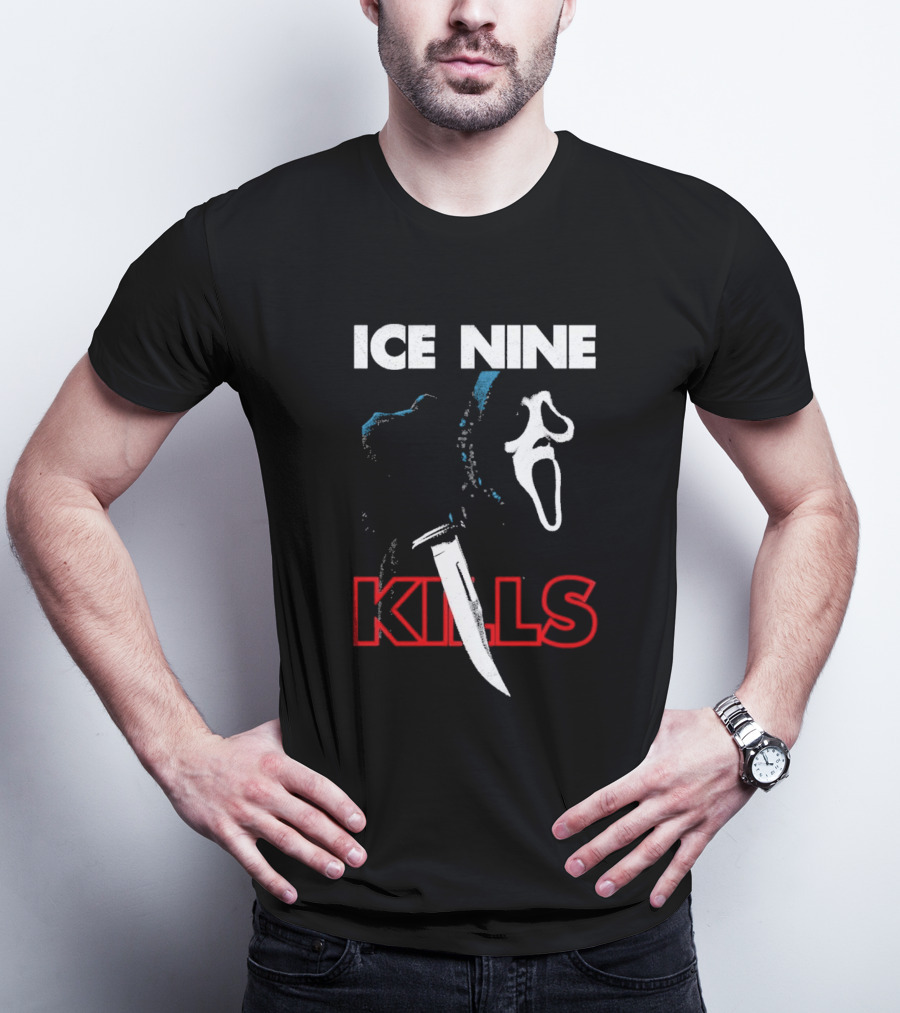 Ice Nine Kills Ghost Face Knife Horror Collaboration Stab Scream 7 Exclusive T-Shirt