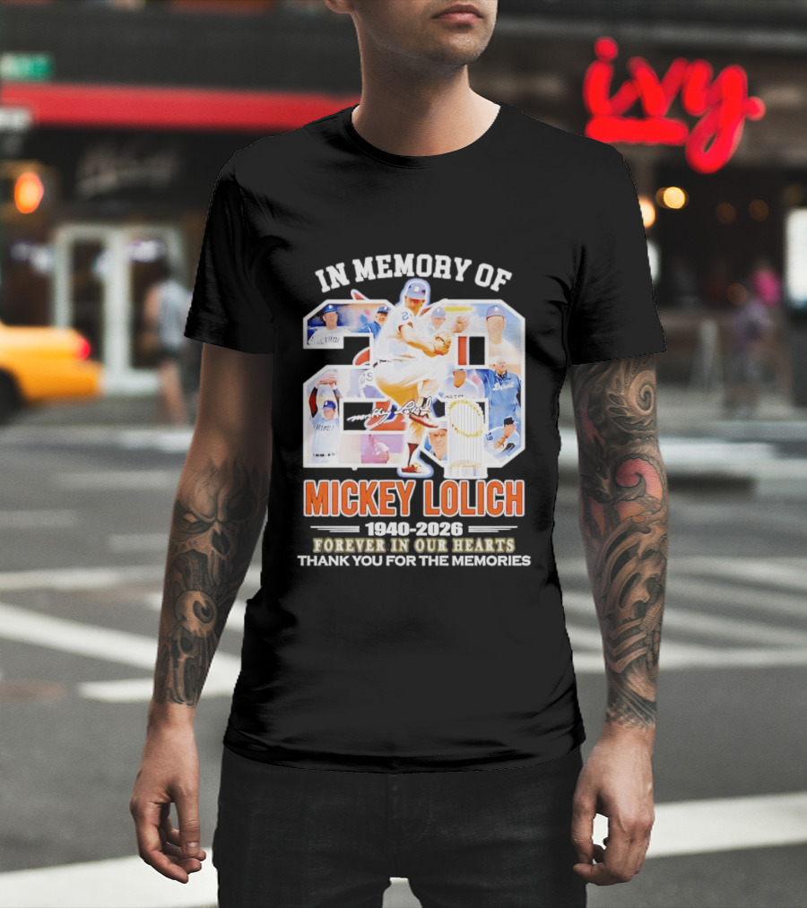 In Memory Of Mickey Lolich Detroit Tigers Forever In Our Hearts 1940 2026 T-Shirt