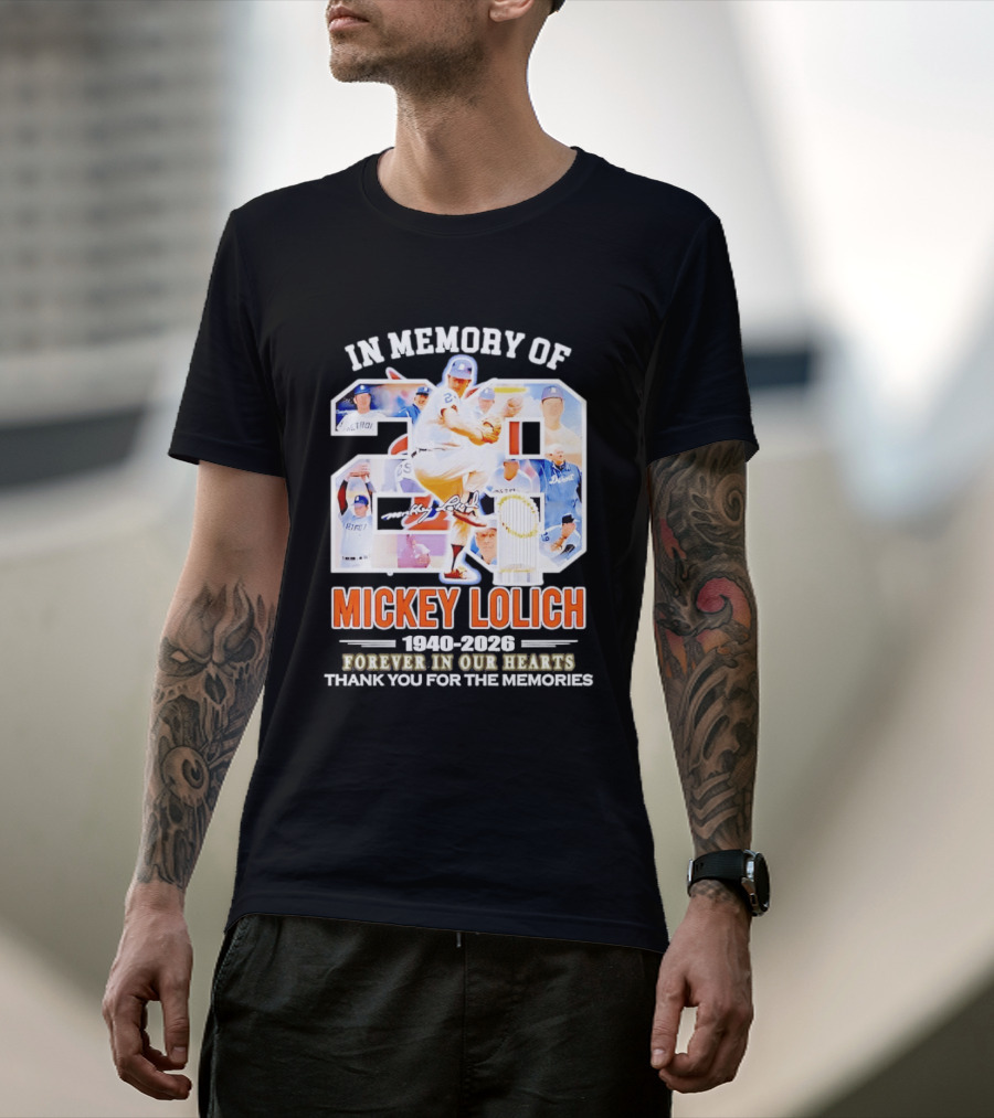 In Memory Of Mickey Lolich Detroit Tigers Forever In Our Hearts 1940 2026 T-Shirt