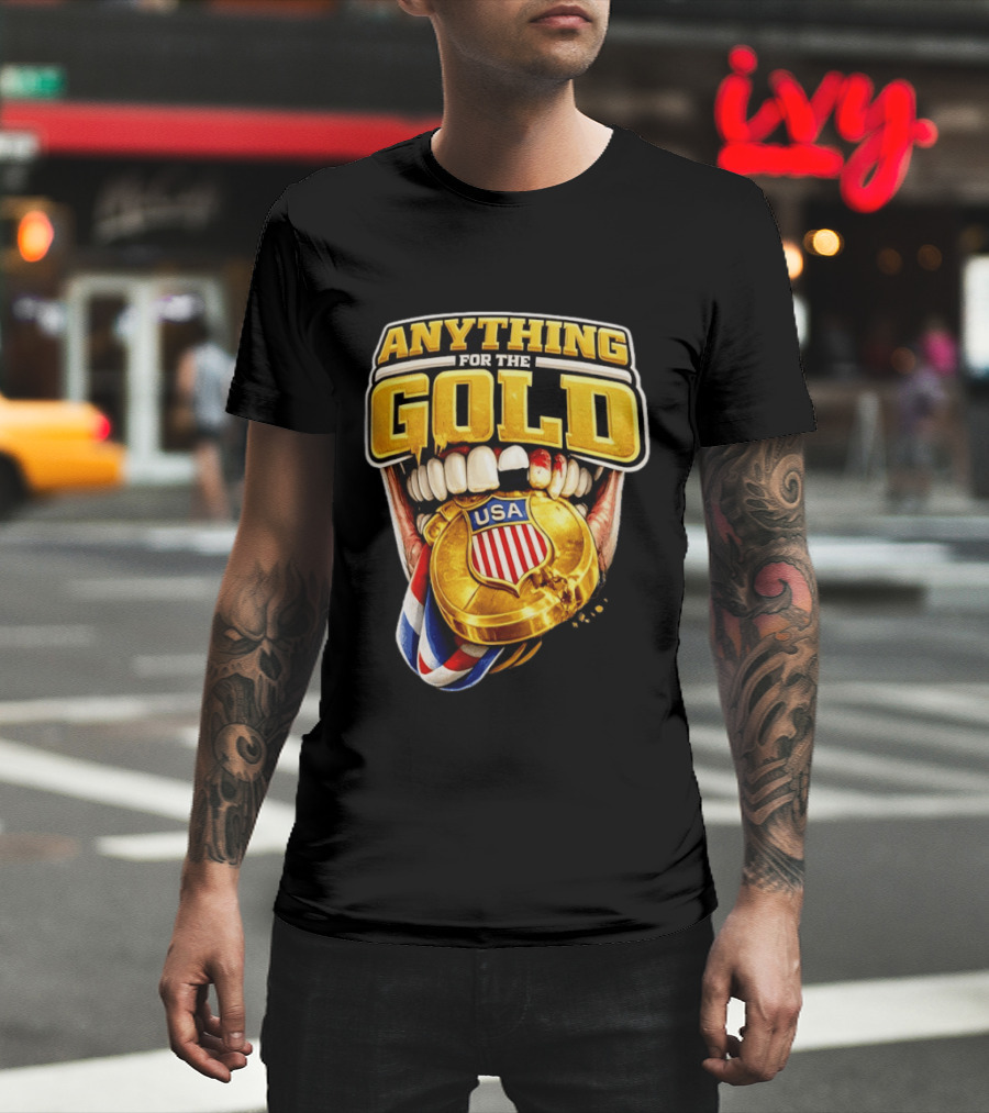 Anything For The Gold USA Medal T-Shirt