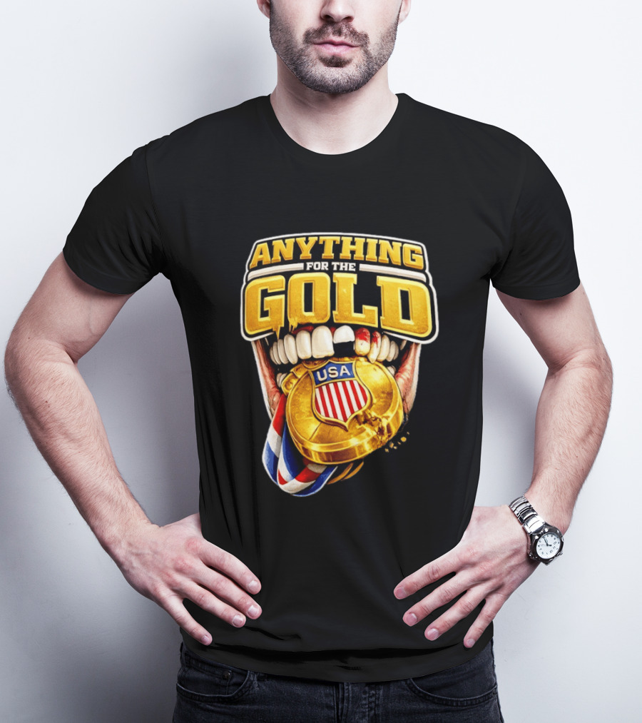 Anything For The Gold USA Medal T-Shirt