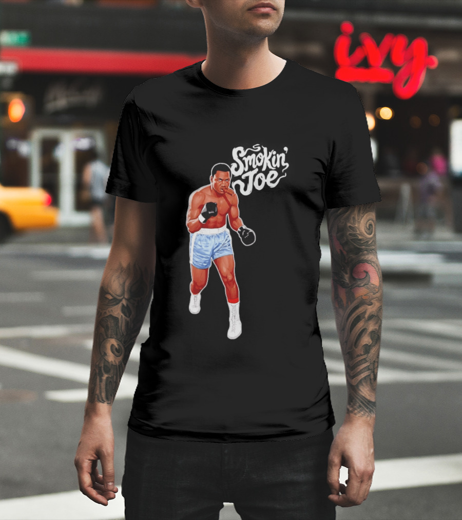 Joe Frazier Smokin' Joe Boxing Legend Historic Fighter T-Shirt