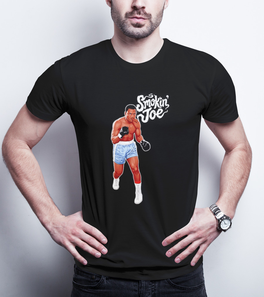 Joe Frazier Smokin' Joe Boxing Legend Historic Fighter T-Shirt