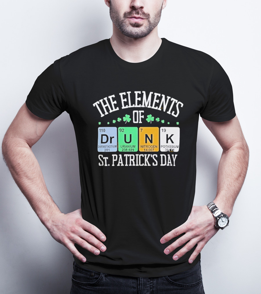 The Elements Of Drunk St. Patrick's Day T-Shirt