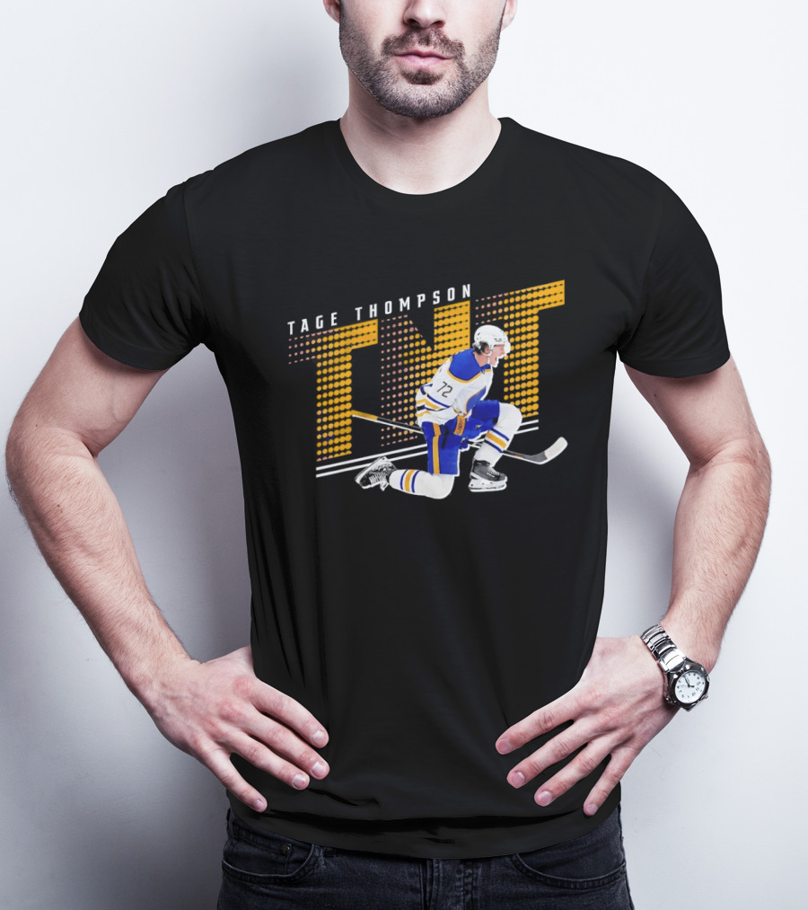 Tage Thompson TNT Buffalo Sabres Hockey Player Action T-Shirt