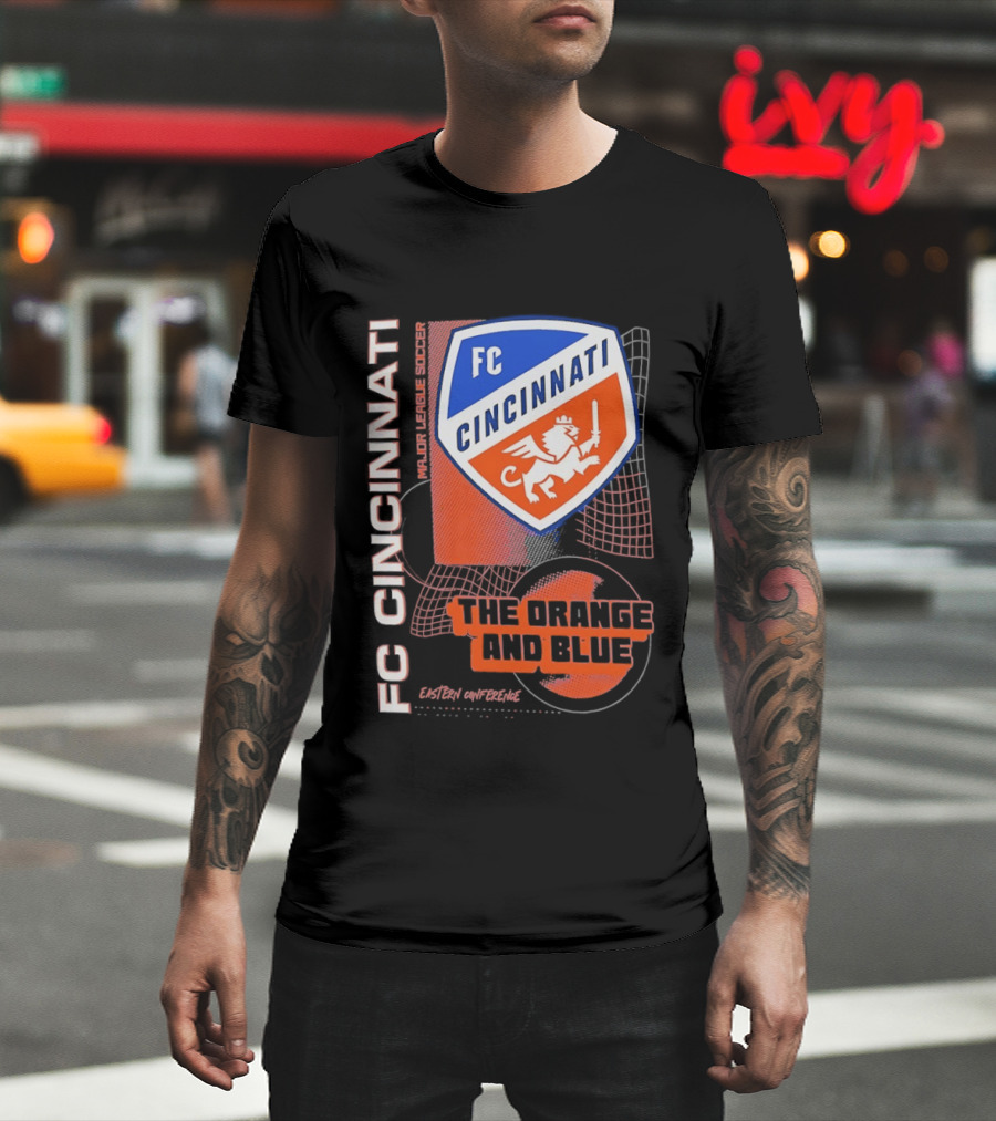 FC Cincinnati The Orange And Blue Soccer Pride T-Shirt