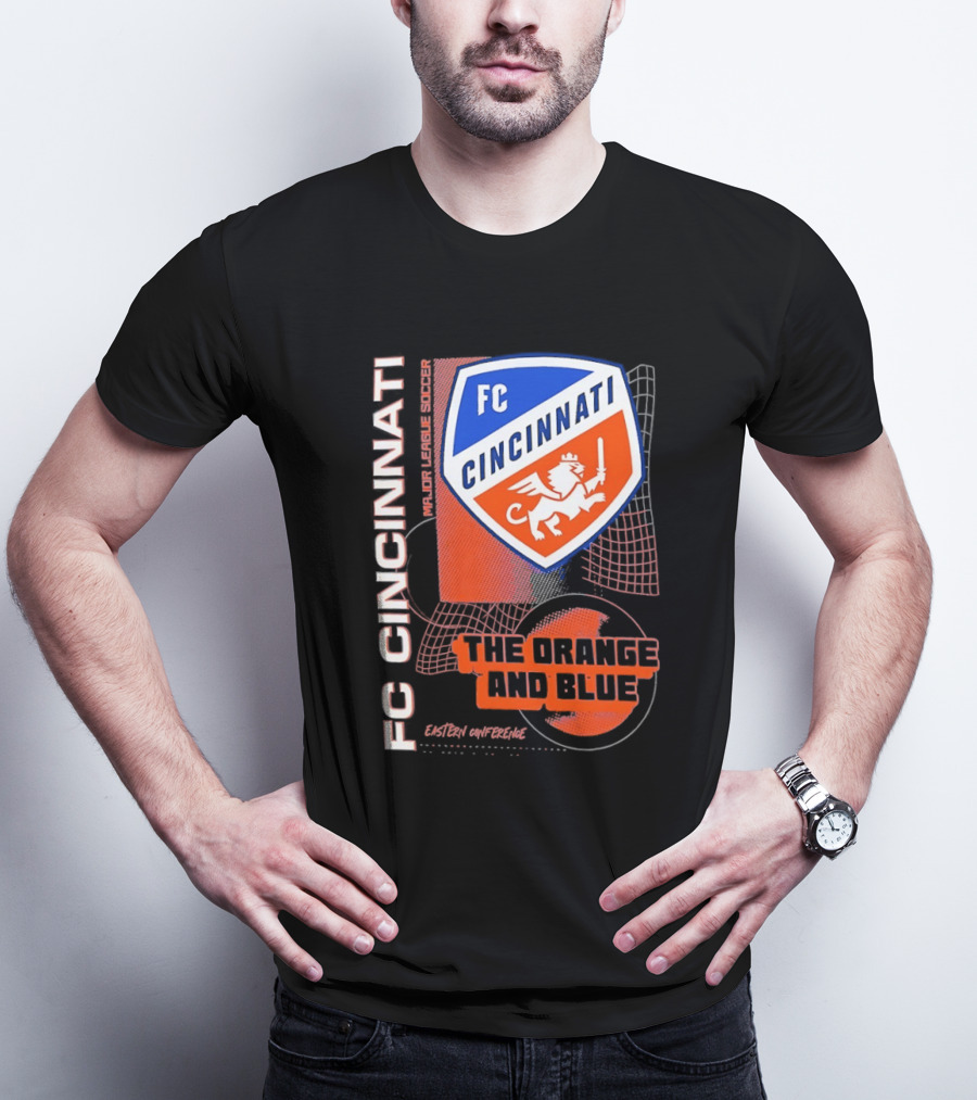 FC Cincinnati The Orange And Blue Soccer Pride T-Shirt
