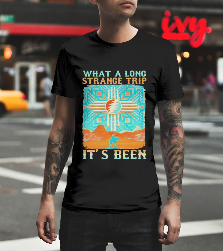 What A Long Strange Trip It's Been Grateful Dead Zia T-Shirt