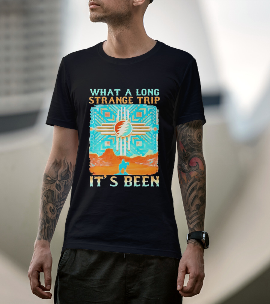 What A Long Strange Trip It's Been Grateful Dead Zia T-Shirt