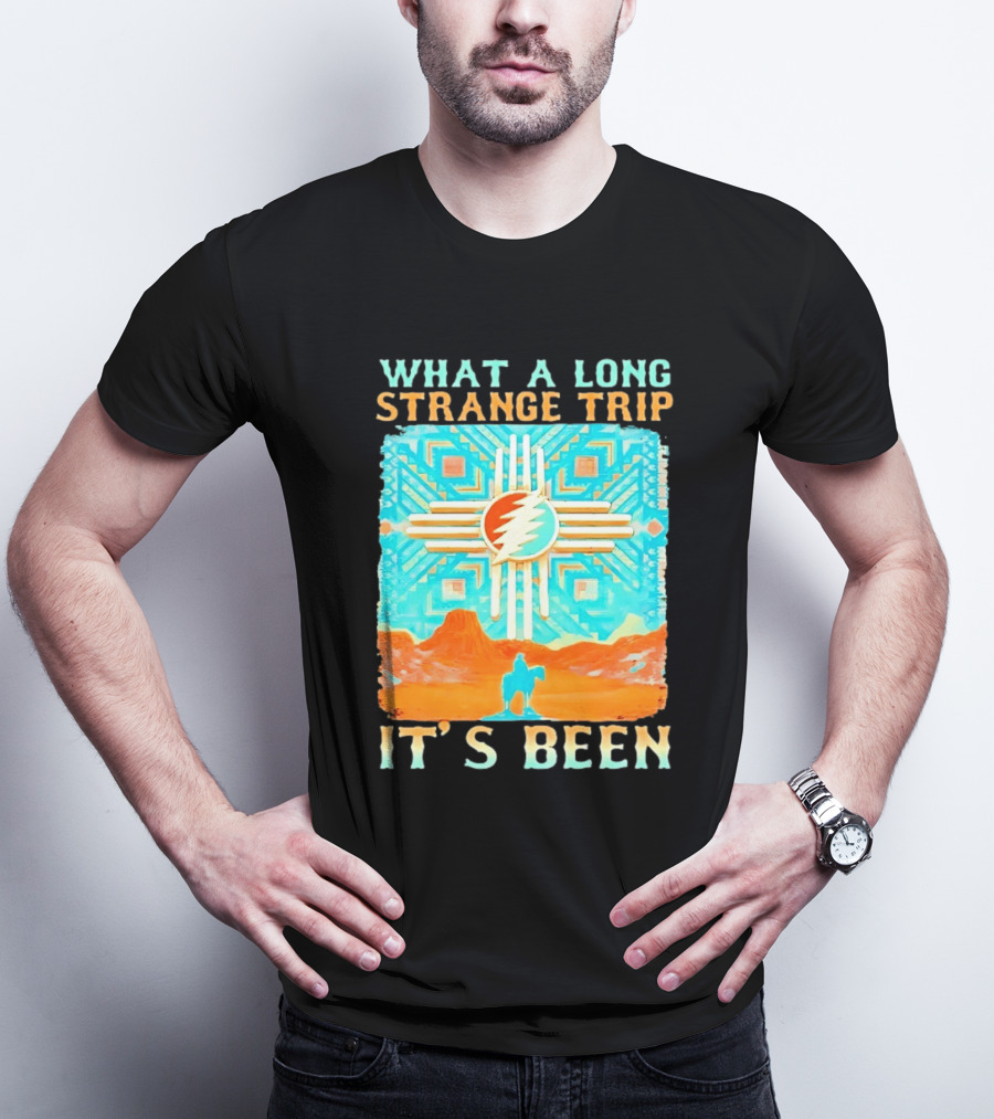 What A Long Strange Trip It's Been Grateful Dead Zia T-Shirt