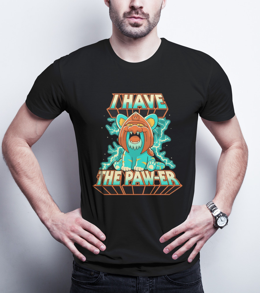 I Have The Paw Er Battle Cat Electrifying Roar T-Shirt