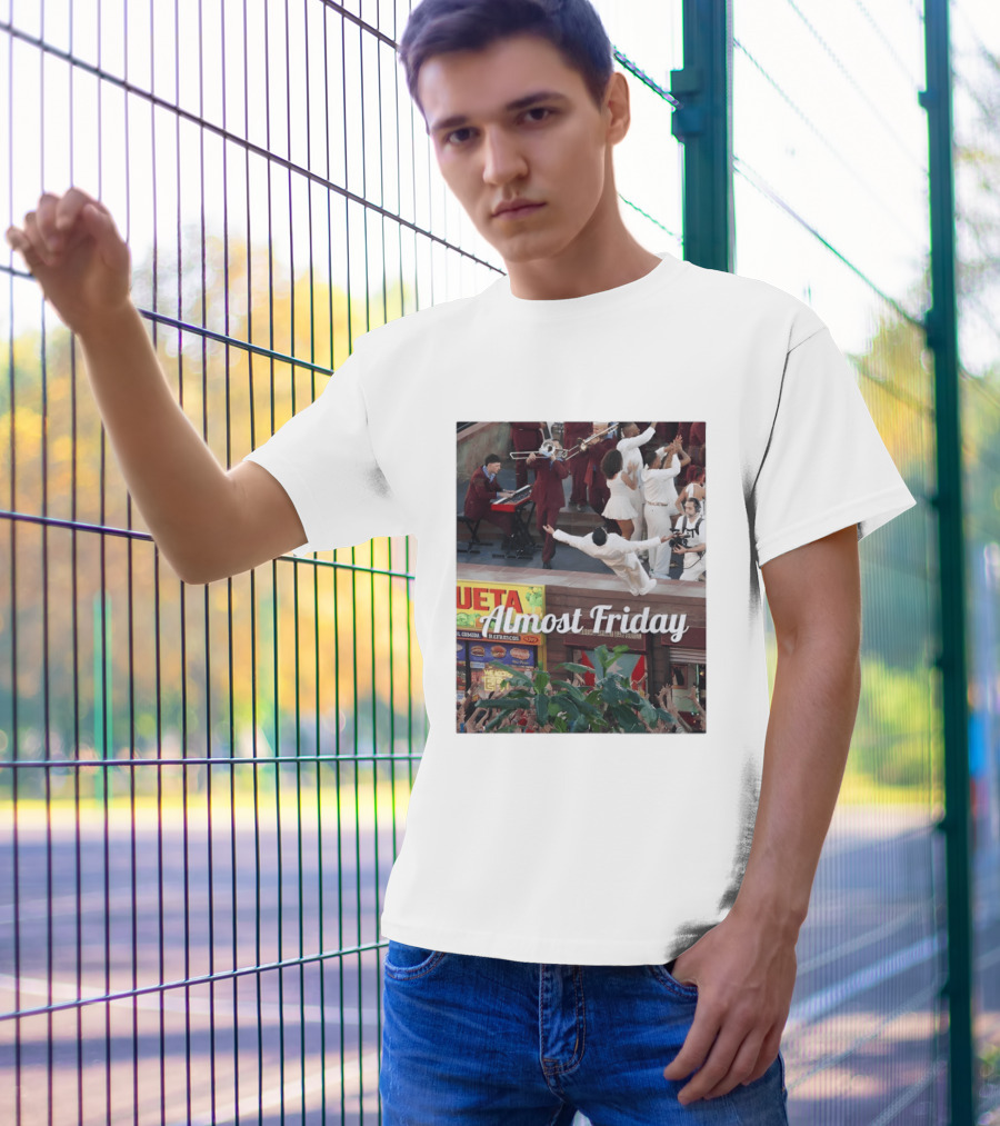 Almost Friday Bad Bunny Un Verano Sin Ti Party Scene T-Shirt
